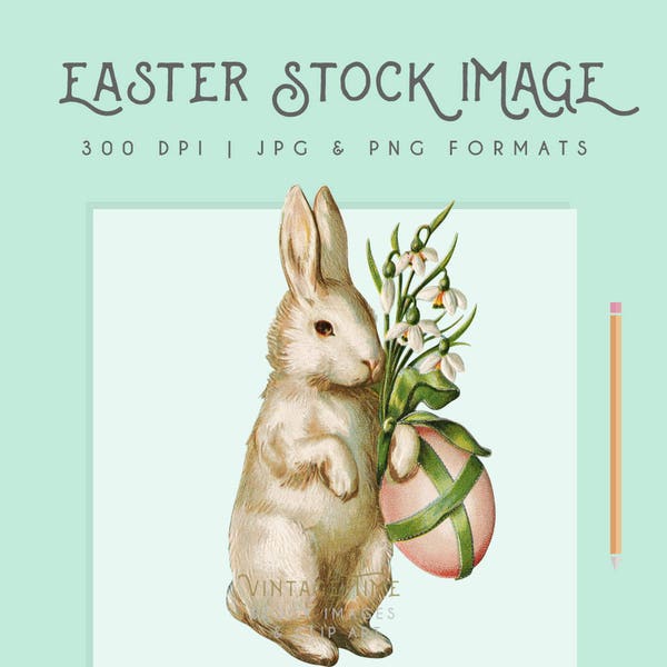 Vintage Easter Card - Etsy