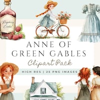 Anne of Green Gables PNG Clipart | Room Décor | Anne Shirley Clipart ...