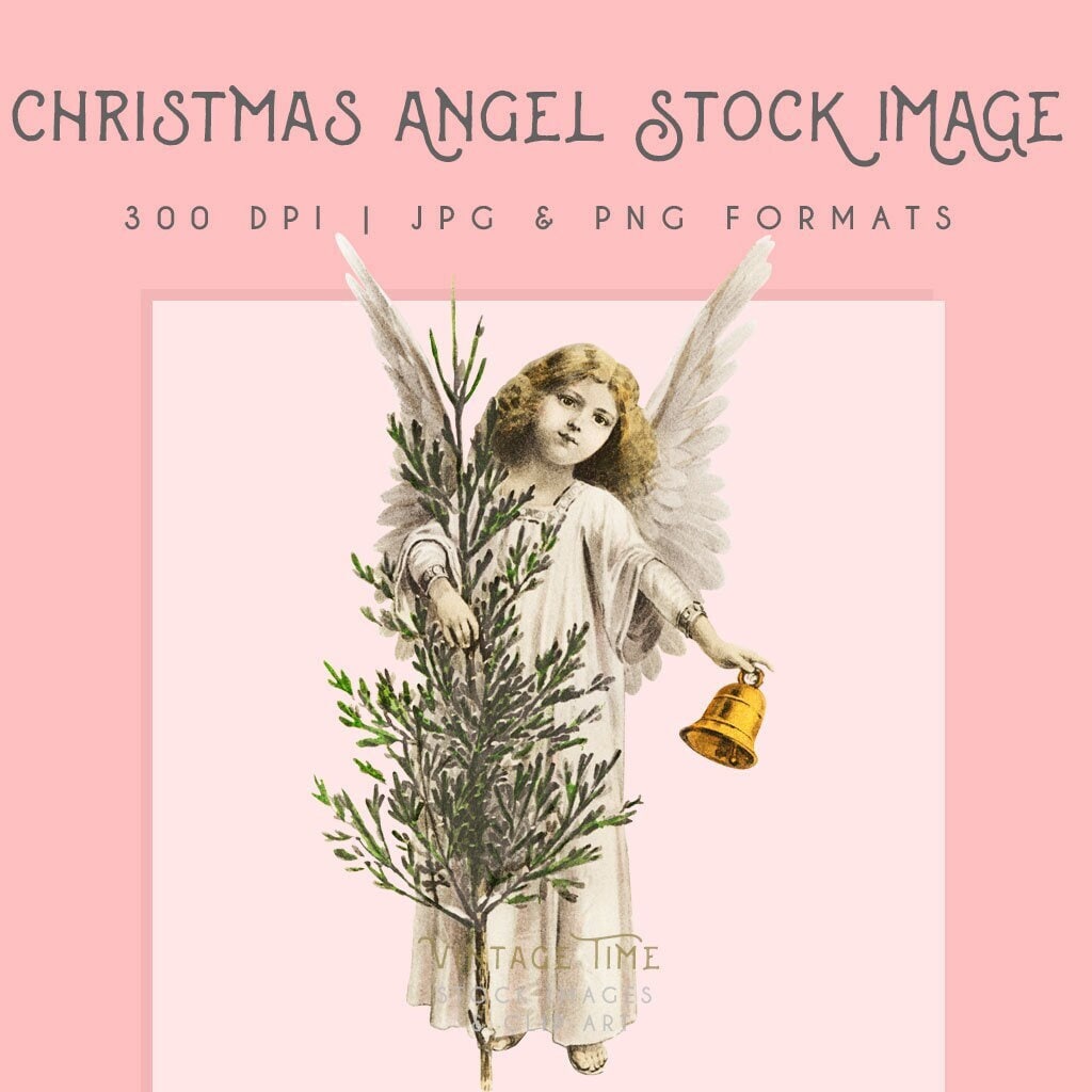 Christmas Angel Clipart Image, Christmas Graphic, Digital Download ...