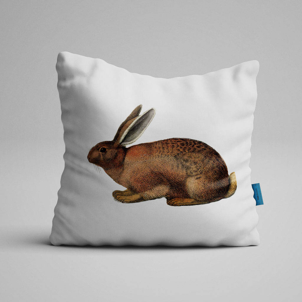 Vintage Brown Rabbit Clip Art Stock Image Illustration Painting ...