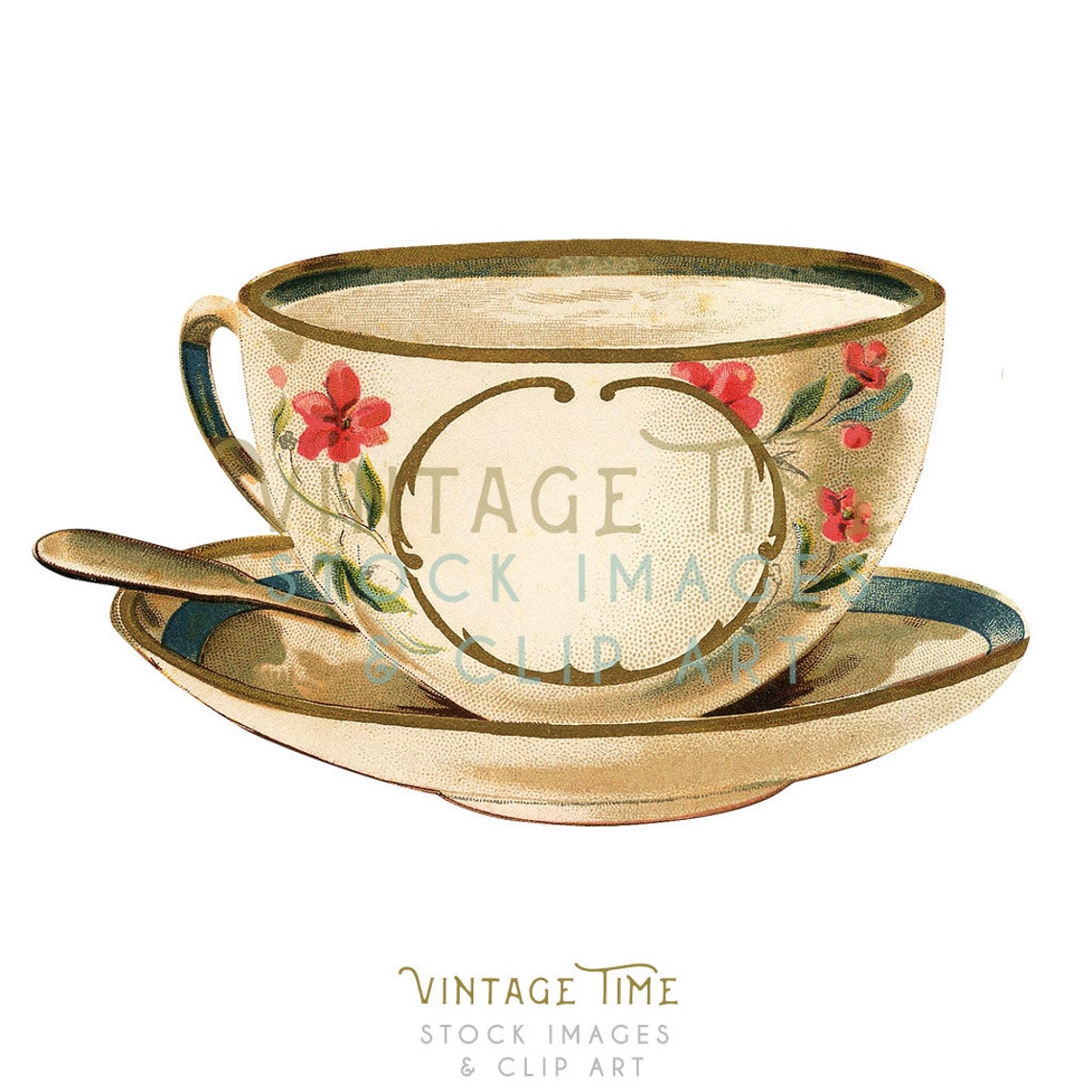 Teetasse Clipart, Instant Download, Teetasse bedruckbar, Tee Tasse ...