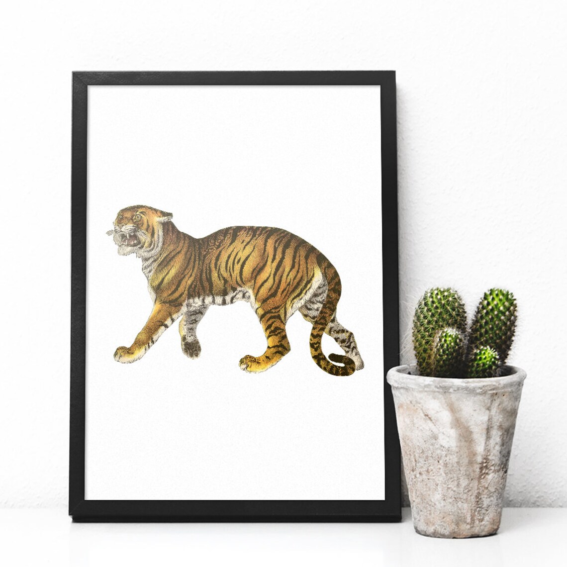 Clipart Tiger Graphic Image, Digital Clipart, Digital Download, Instant ...