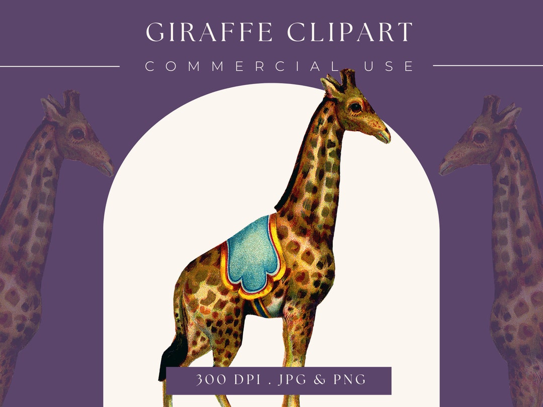 Clipart Circus Giraffe Image, Digital Clipart, Digital Download ...