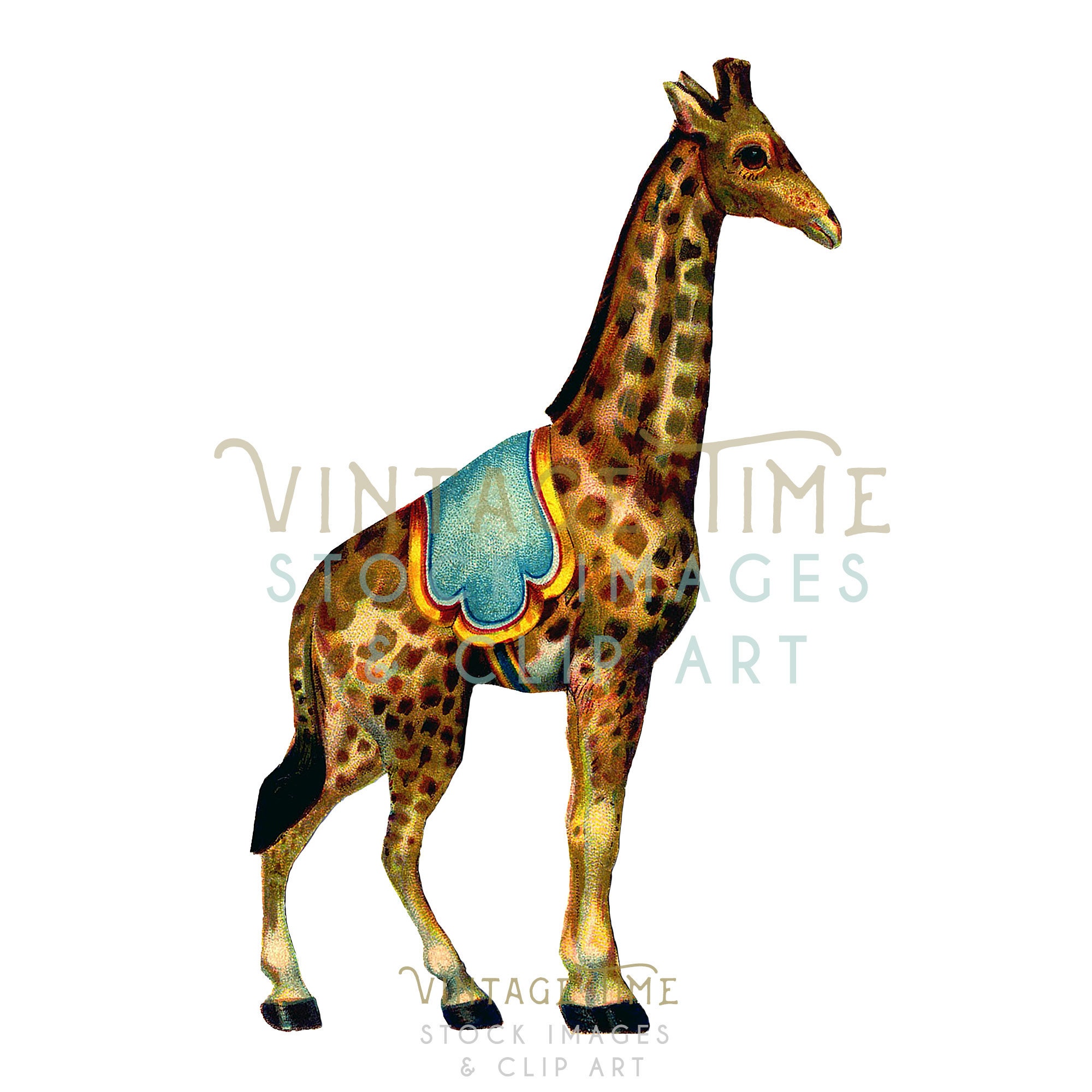 Clipart Circus Giraffe Image, Digital Clipart, Digital Download ...