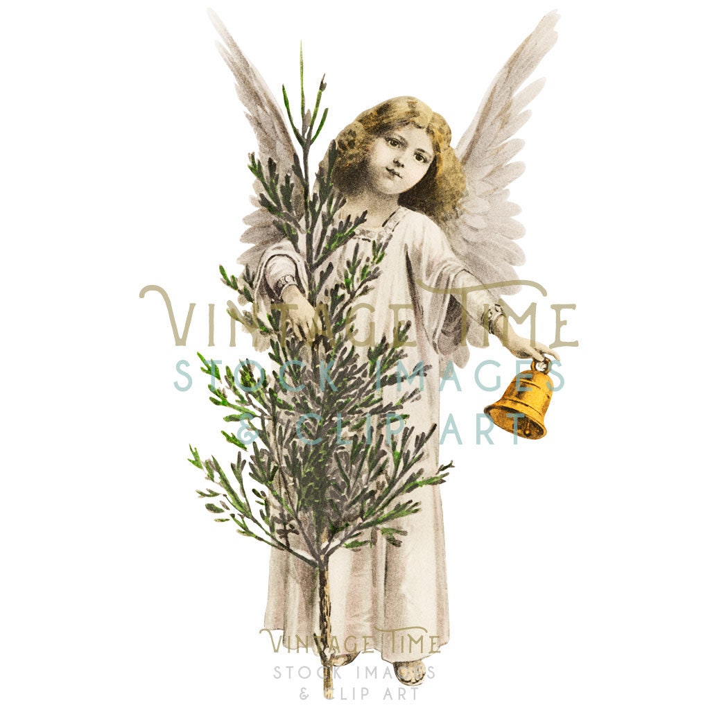Christmas Angel Clipart Image, Christmas Graphic, Digital Download ...