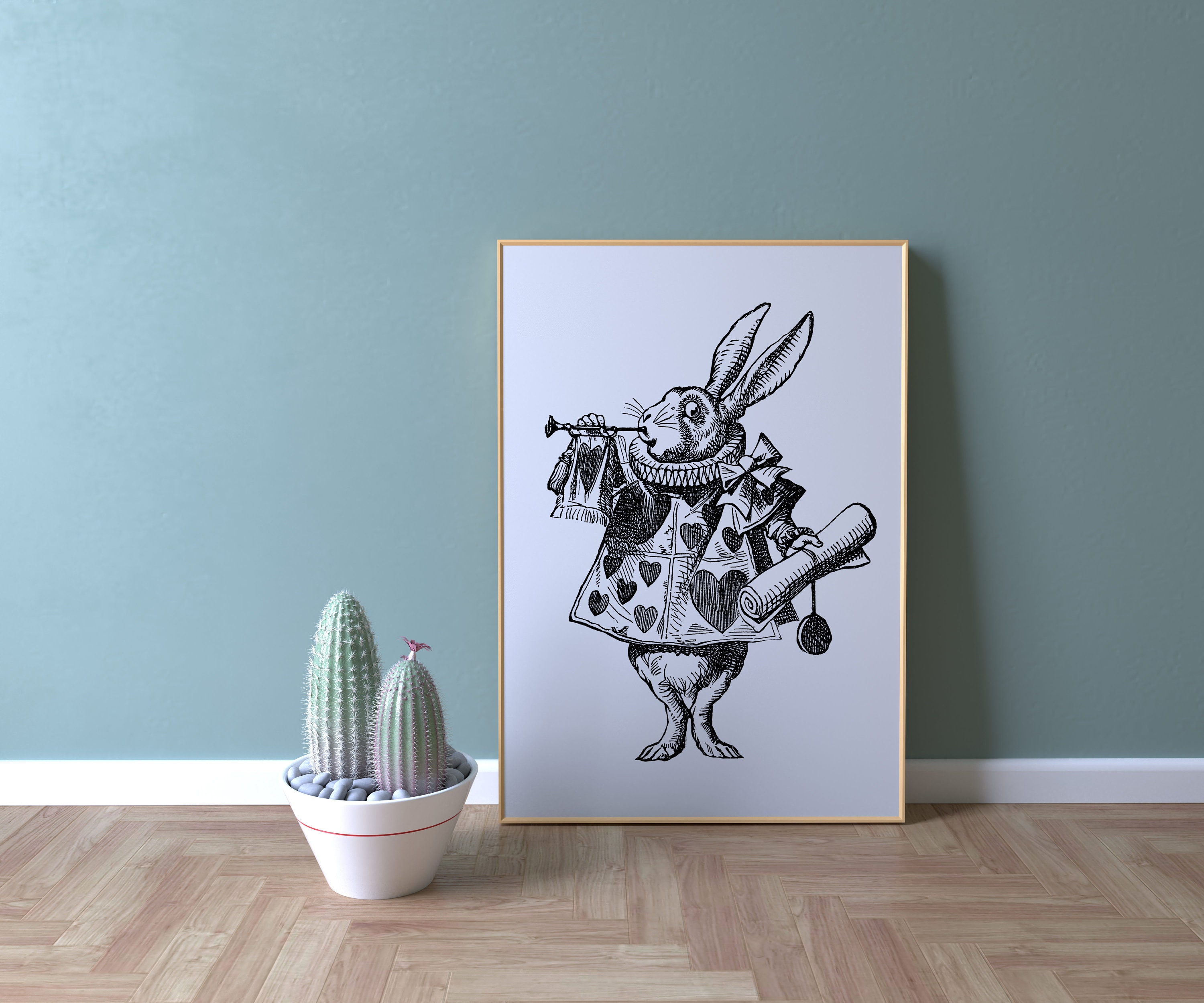 Alice in Wonderland Clipart Rabbit Image, Rabbit Clip Art, Rabbit ...