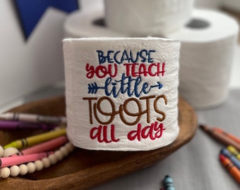 Teacher Toilet Paper - Etsy
