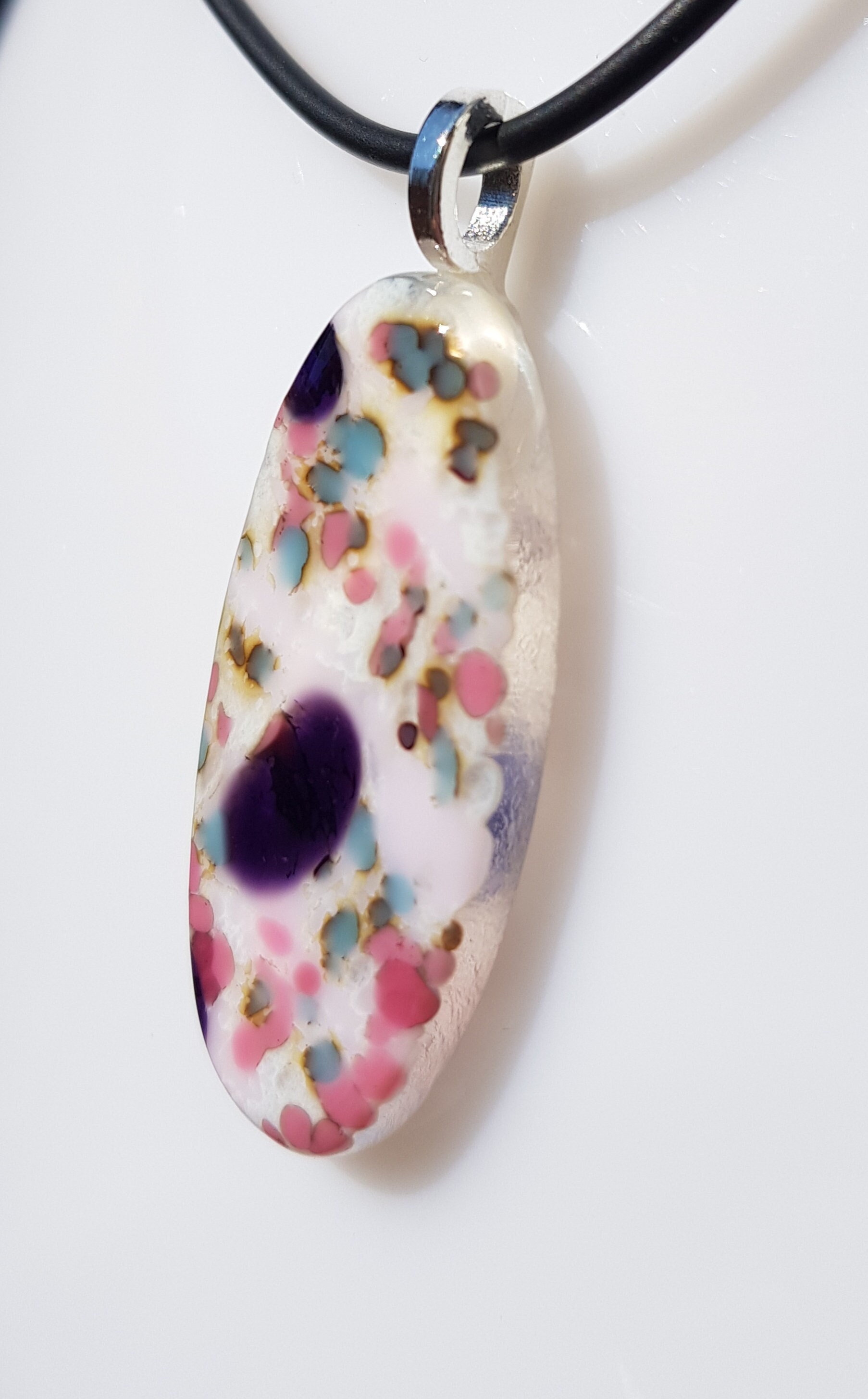 Reactive Fused Glass Pendant Unique Jewellery Fused Glass - Etsy UK