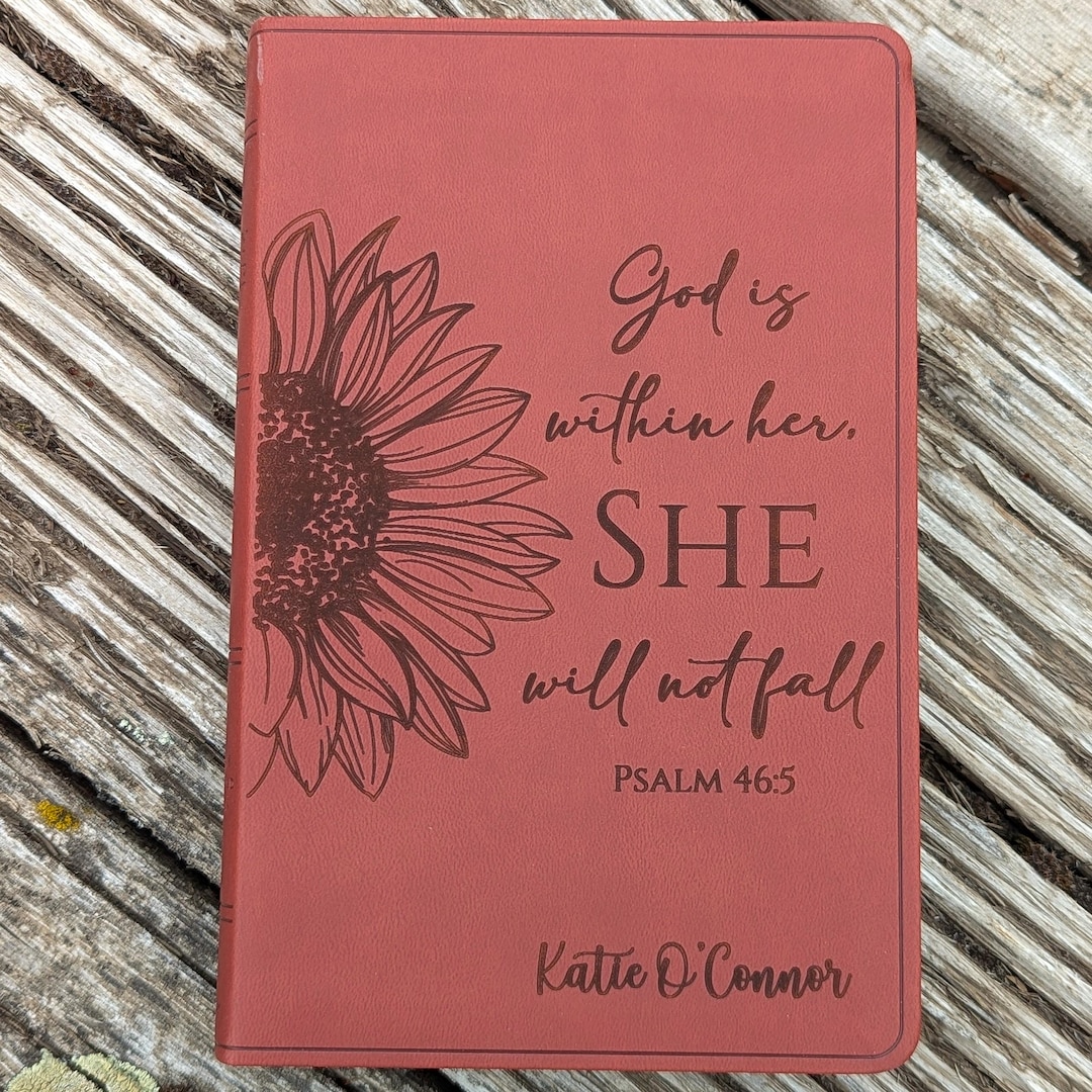 Personalized ESV Bible | Portable Large Print | Custom Engraved Name ...