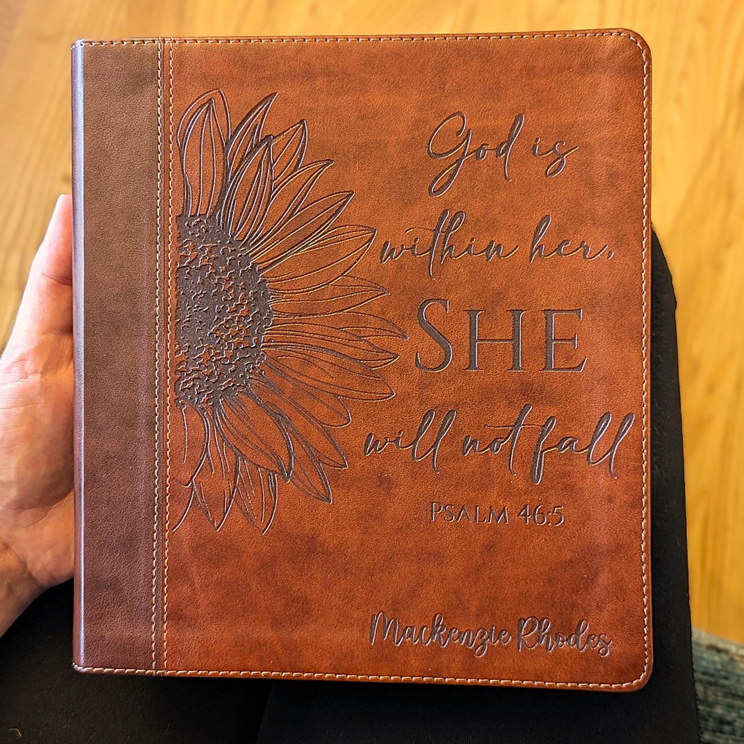 Personalized ESV Journaling Study Bible | Custom Engraved Name | Wide ...