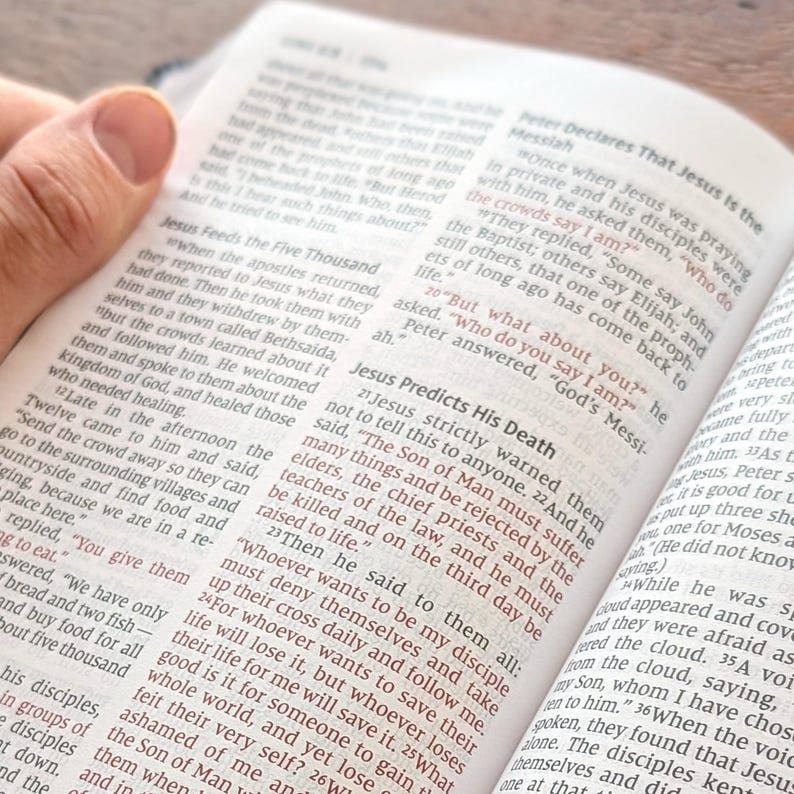 Personalized NIV Bible | Man of Faith | Custom Engraved Name | Large ...