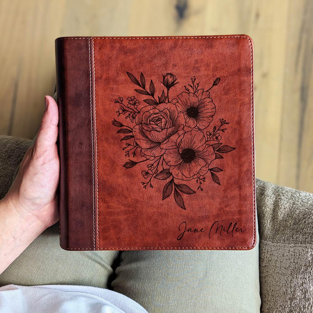 Personalized ESV Journaling Study Bible | Custom Engraved Name | Wide ...