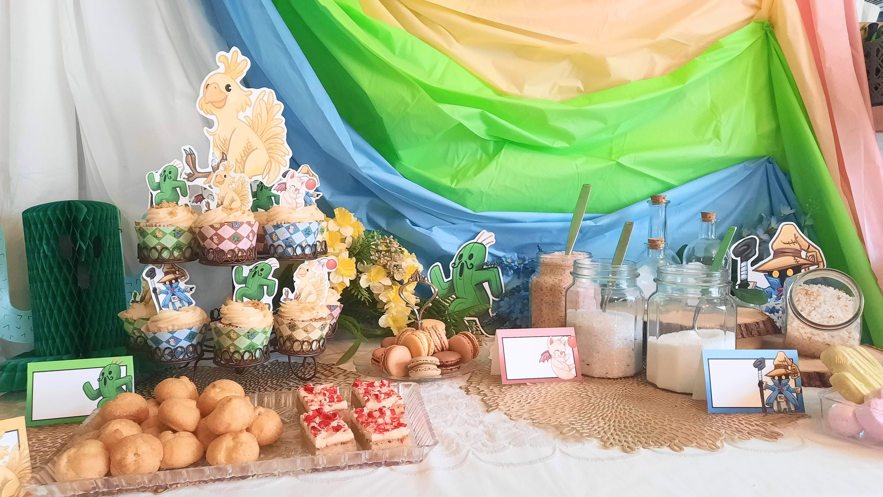 Final Fantasy Printable Party - Etsy