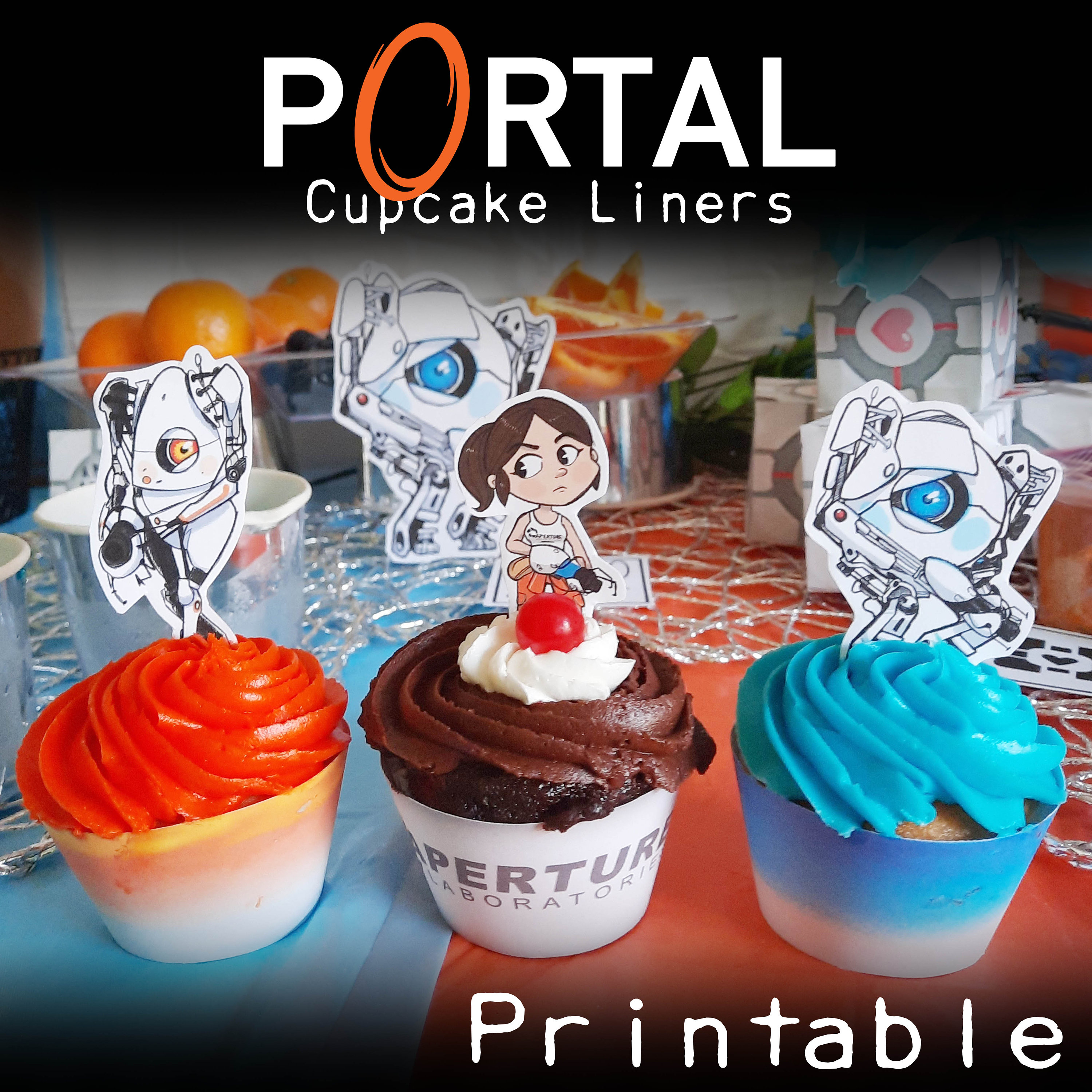 Portal 2 Printable Party | Etsy