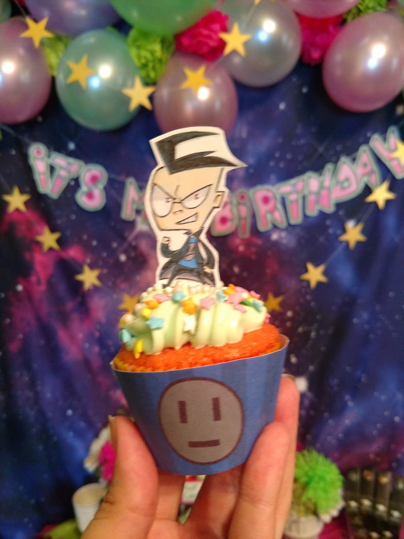 Invader Zim Printable Party Geburtstag, Gender Reveal, Baby Shower ...