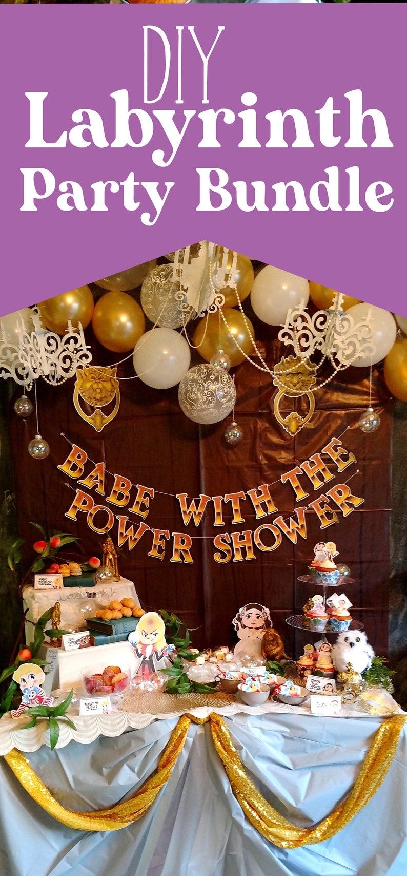 Labyrinth Printable Party - Etsy