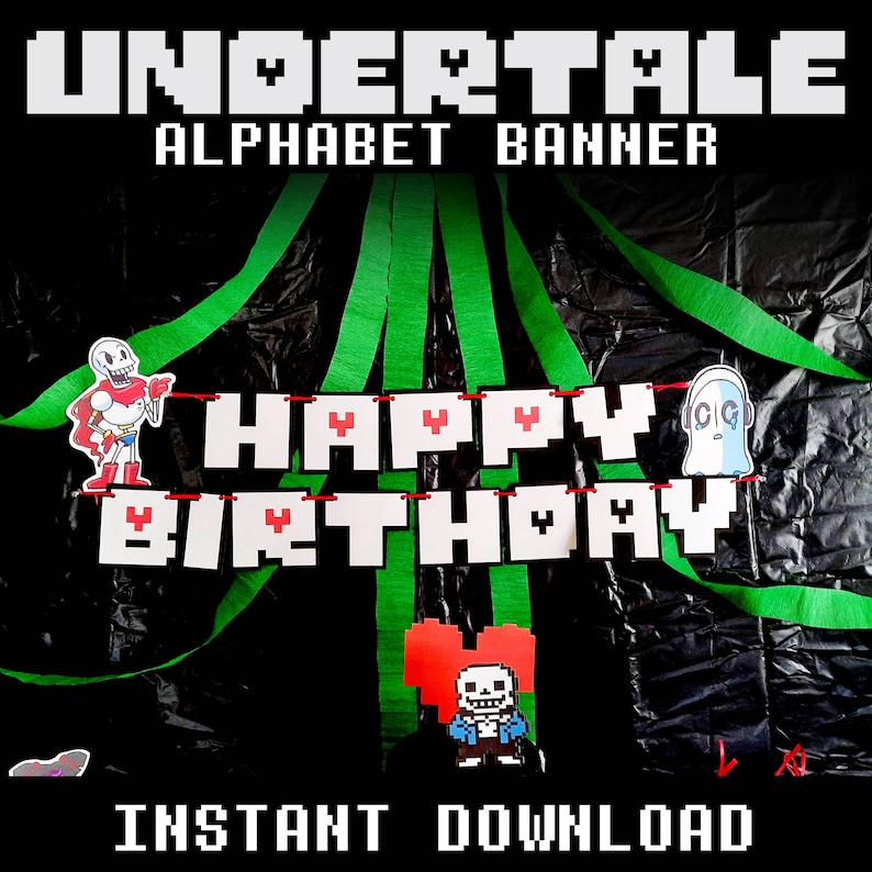 Undertale Printable Party - Etsy