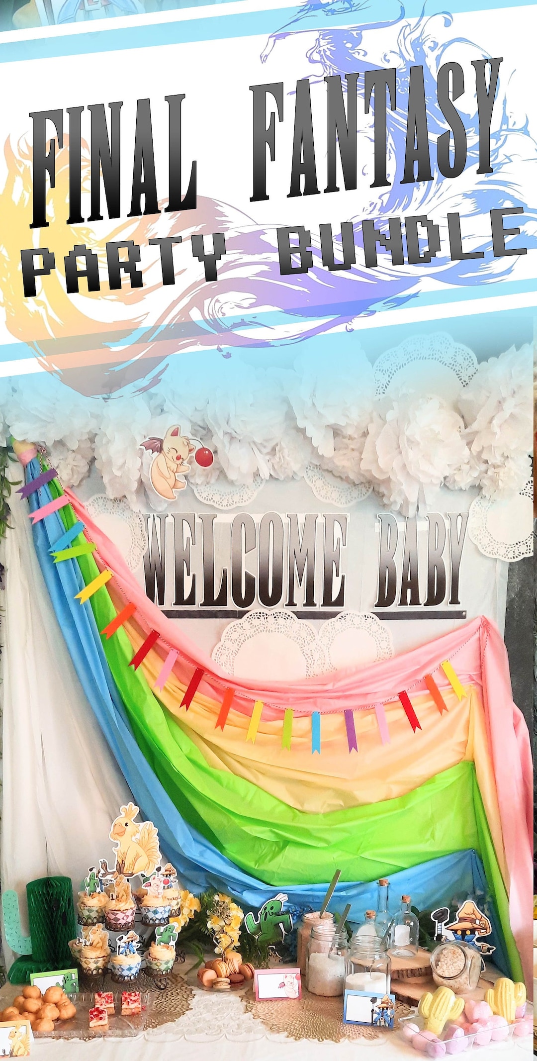 Final Fantasy Printable Party - Etsy