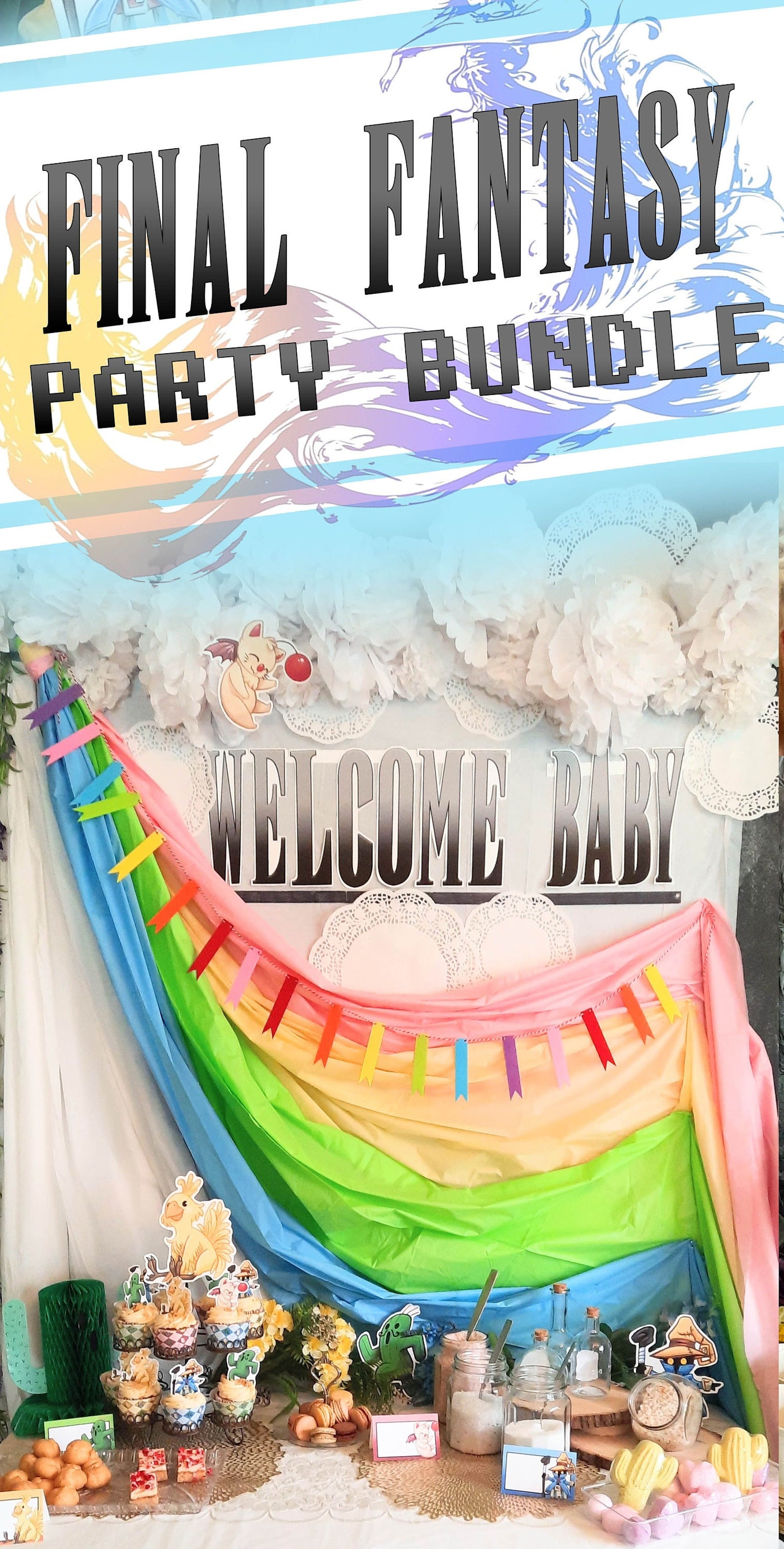 Final Fantasy Printable Party - Etsy