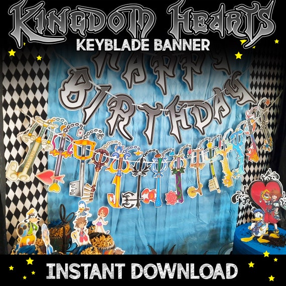 Escenario De Cumpleaños Del Juego Kingdom Hearts