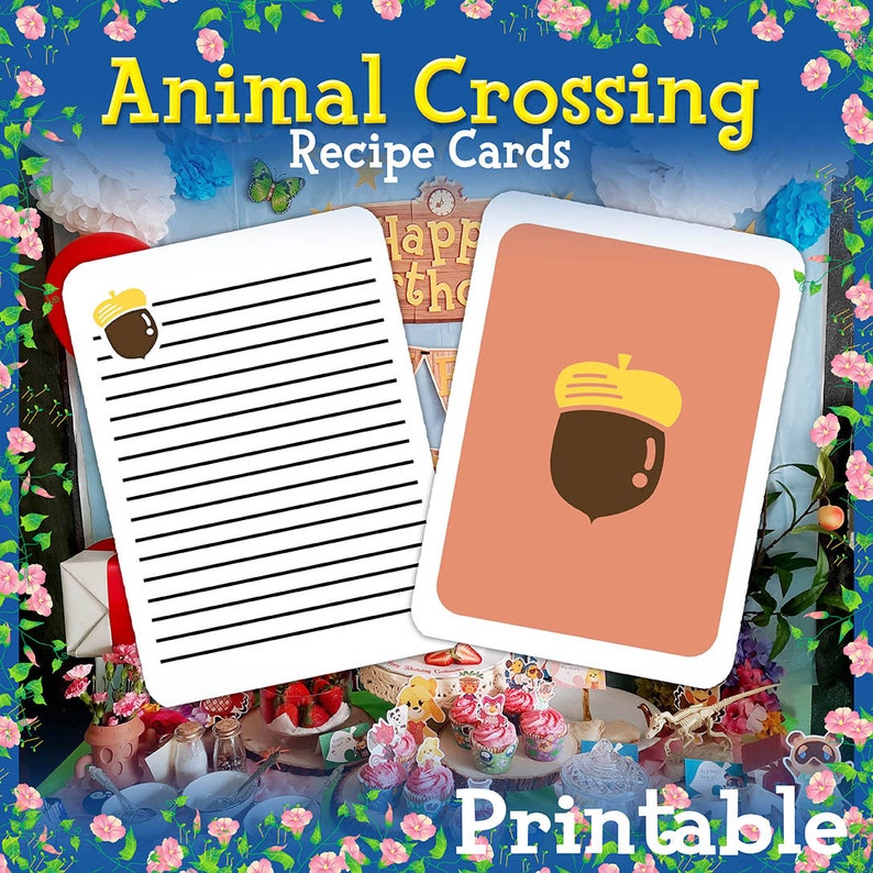 Animal Crossing Printable Party - Etsy