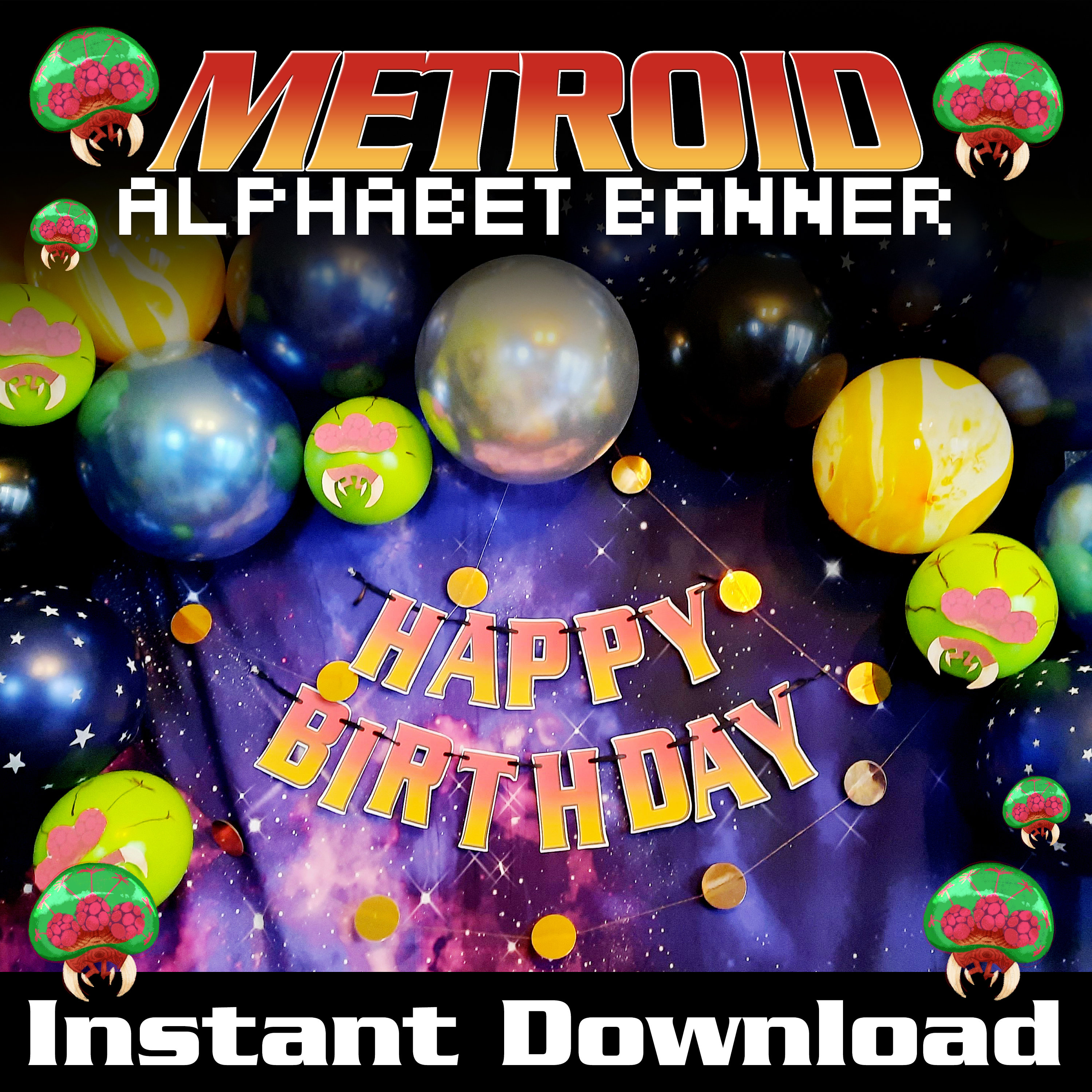 Metroid Printable Party - Etsy