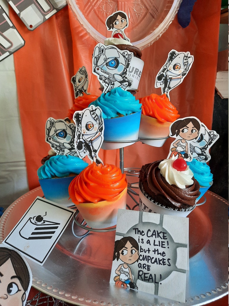 Portal 2 Printable Party | Etsy