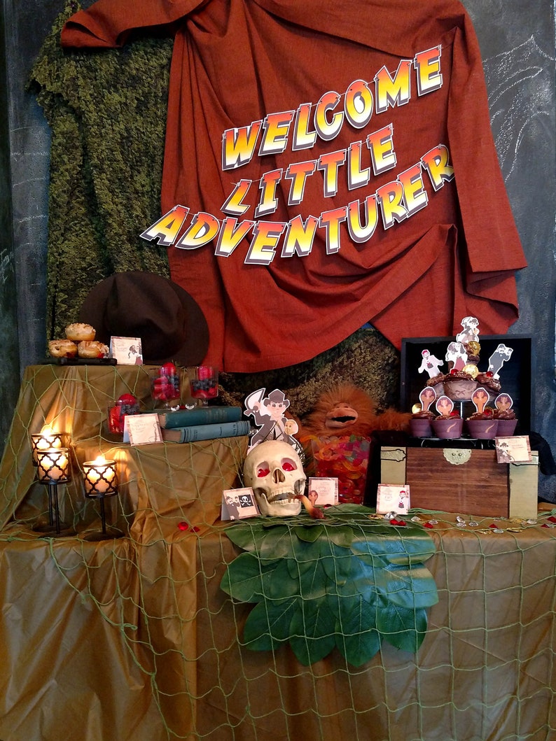 Indiana Jones Printable Party - Etsy