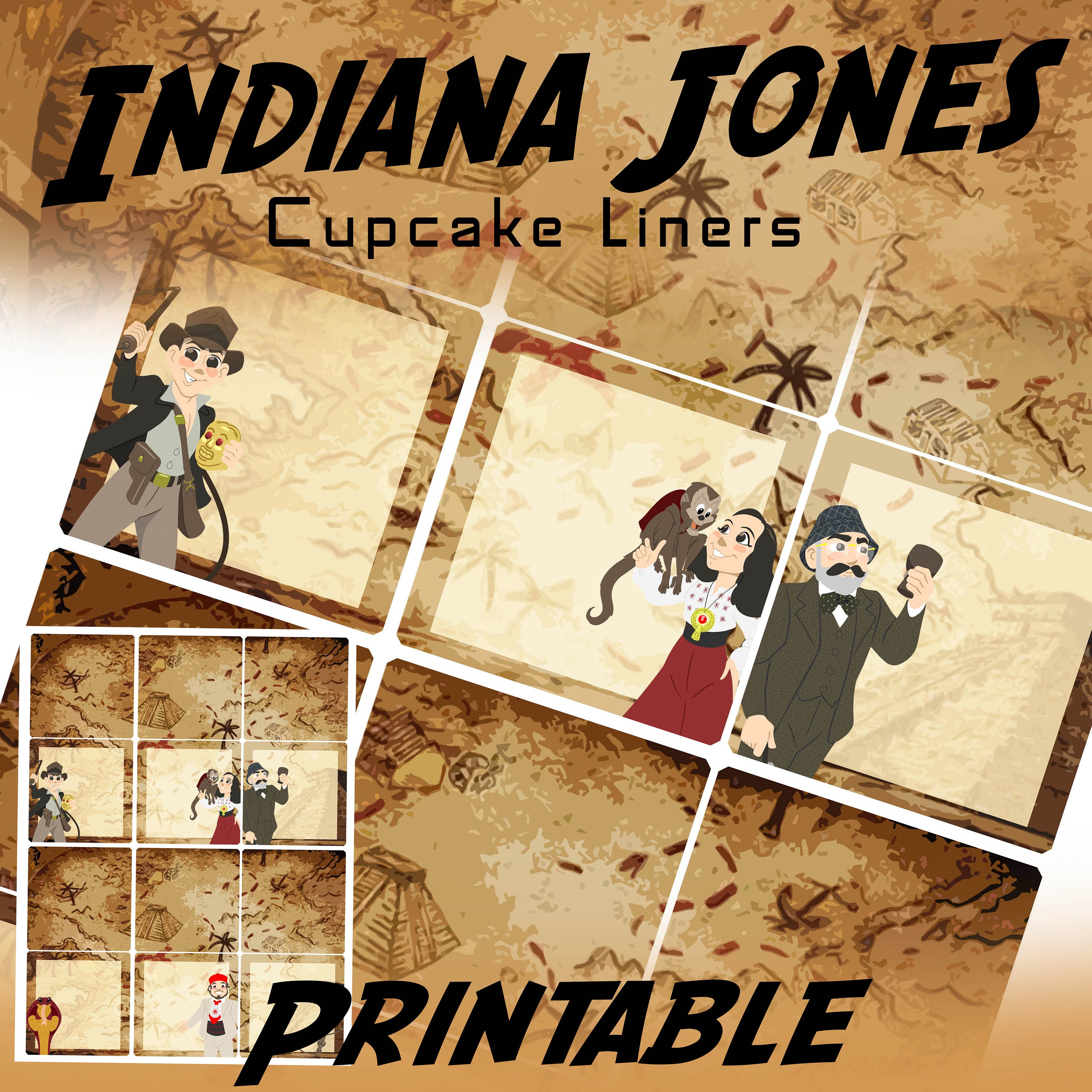 Indiana Jones Printable Party - Etsy