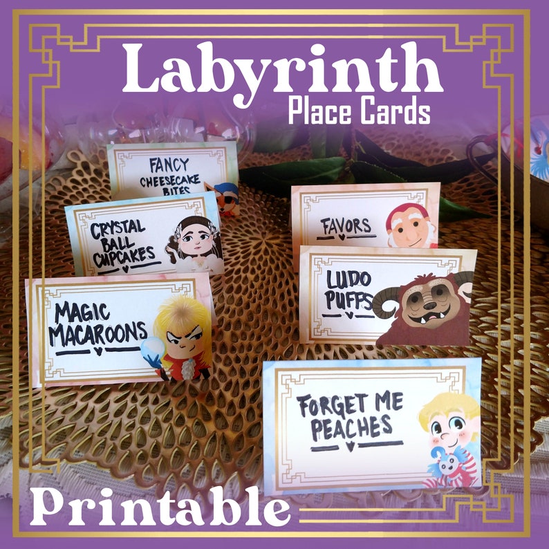 Labyrinth Printable Party - Etsy