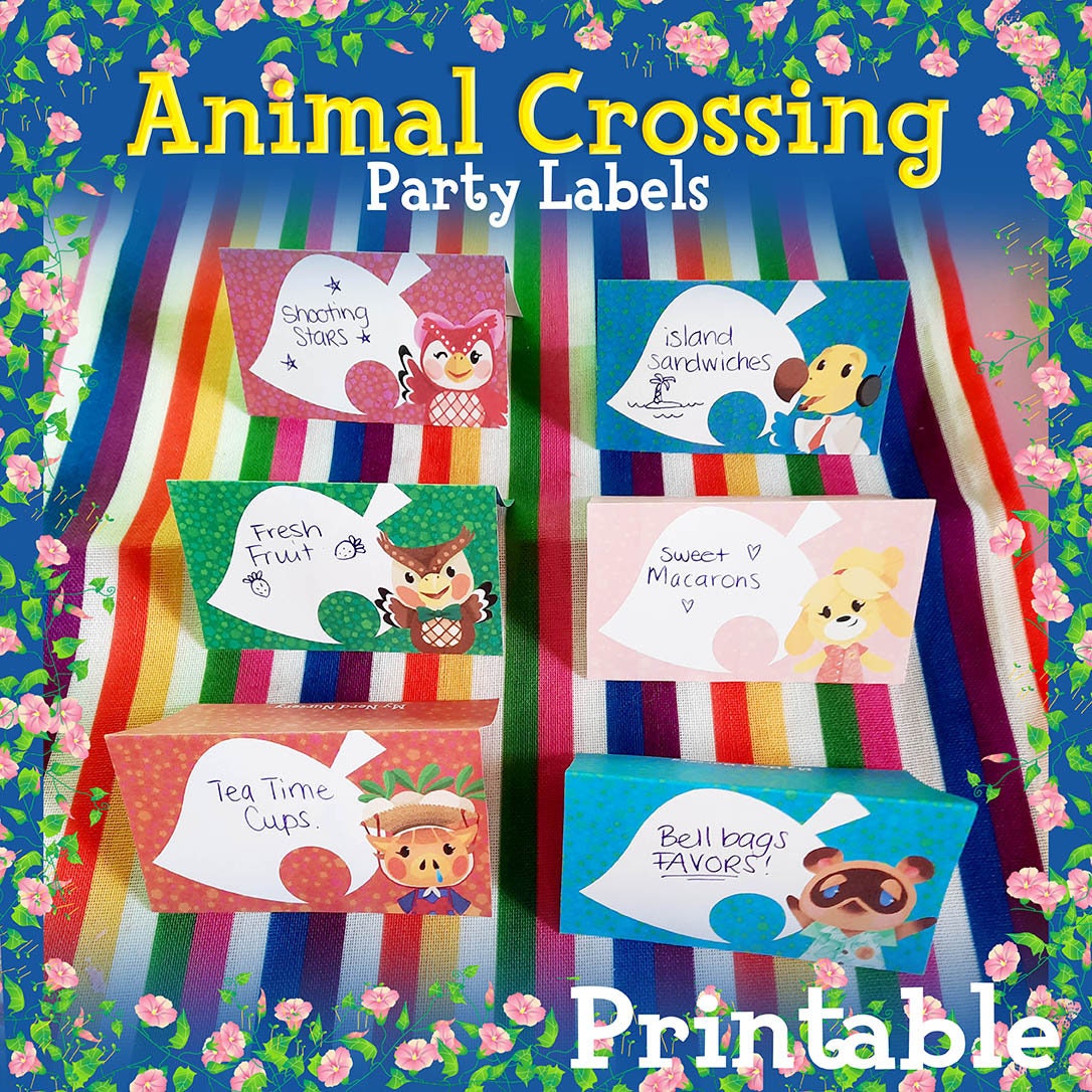 Animal Crossing Printable Party - Etsy