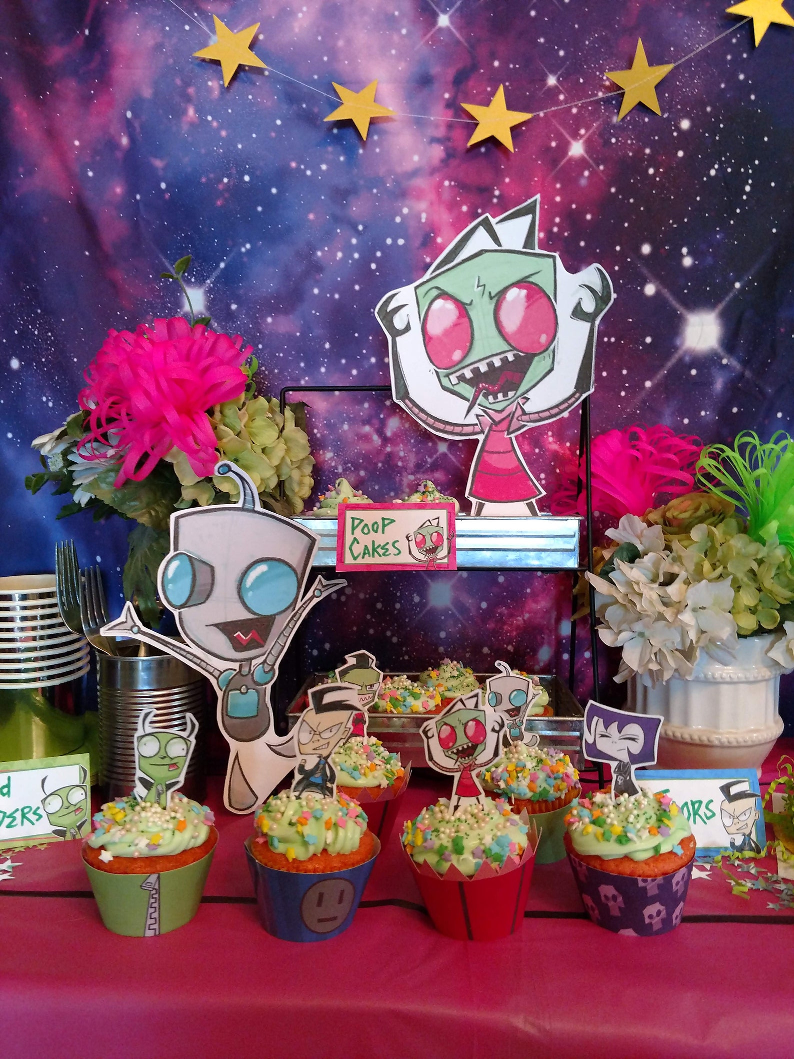 Invader Zim Printable Party Birthday, Gender Reveal, Baby Shower - Etsy