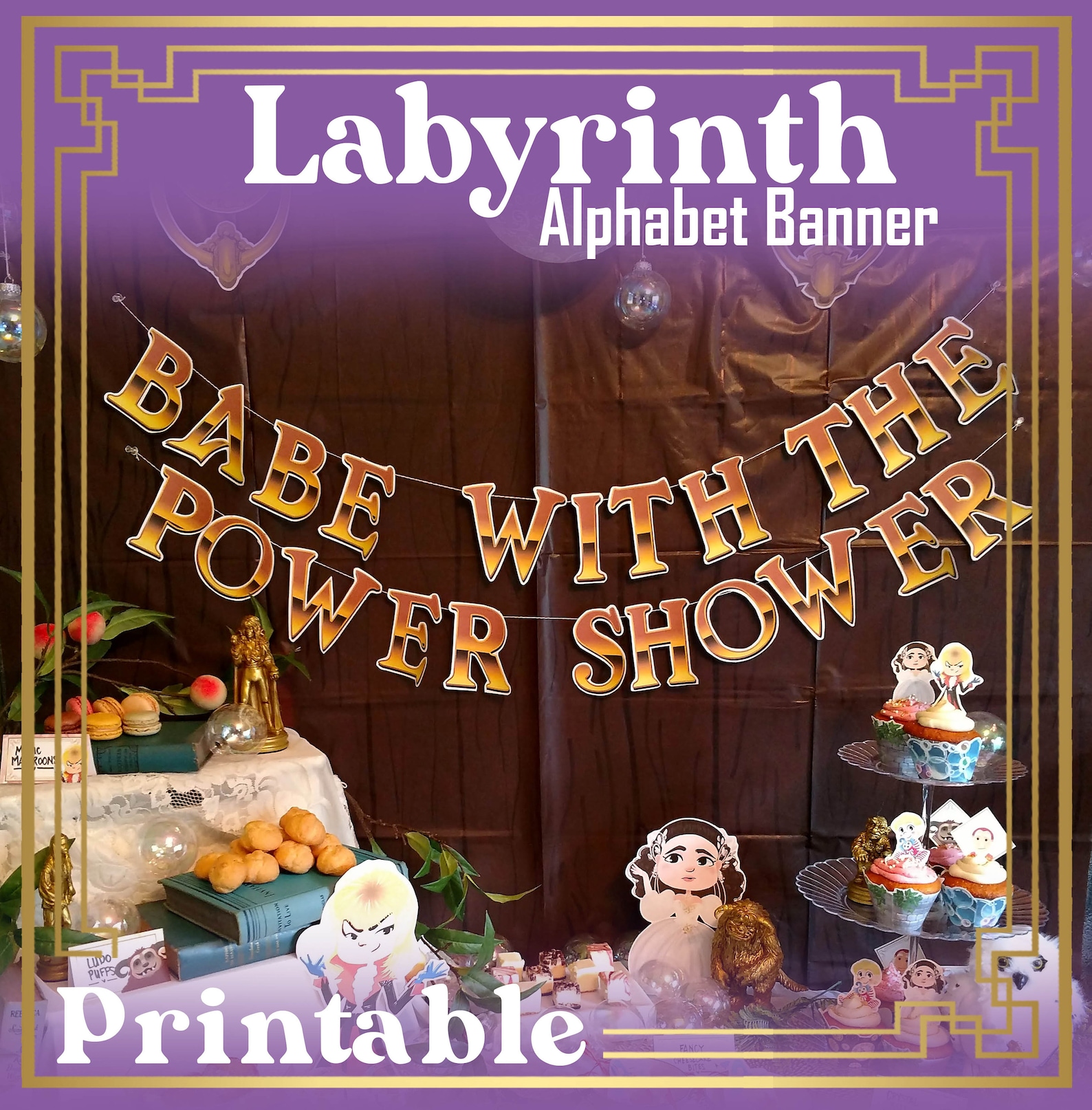 Labyrinth Printable Party - Etsy