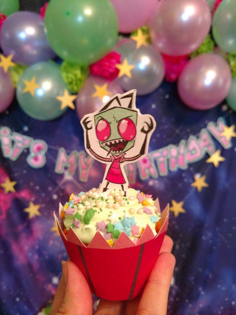 Invader Zim Printable Party Birthday Gender Reveal Baby - Etsy