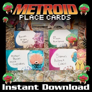 Metroid Printable Party - Etsy