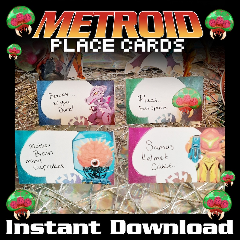 Metroid Printable Party - Etsy