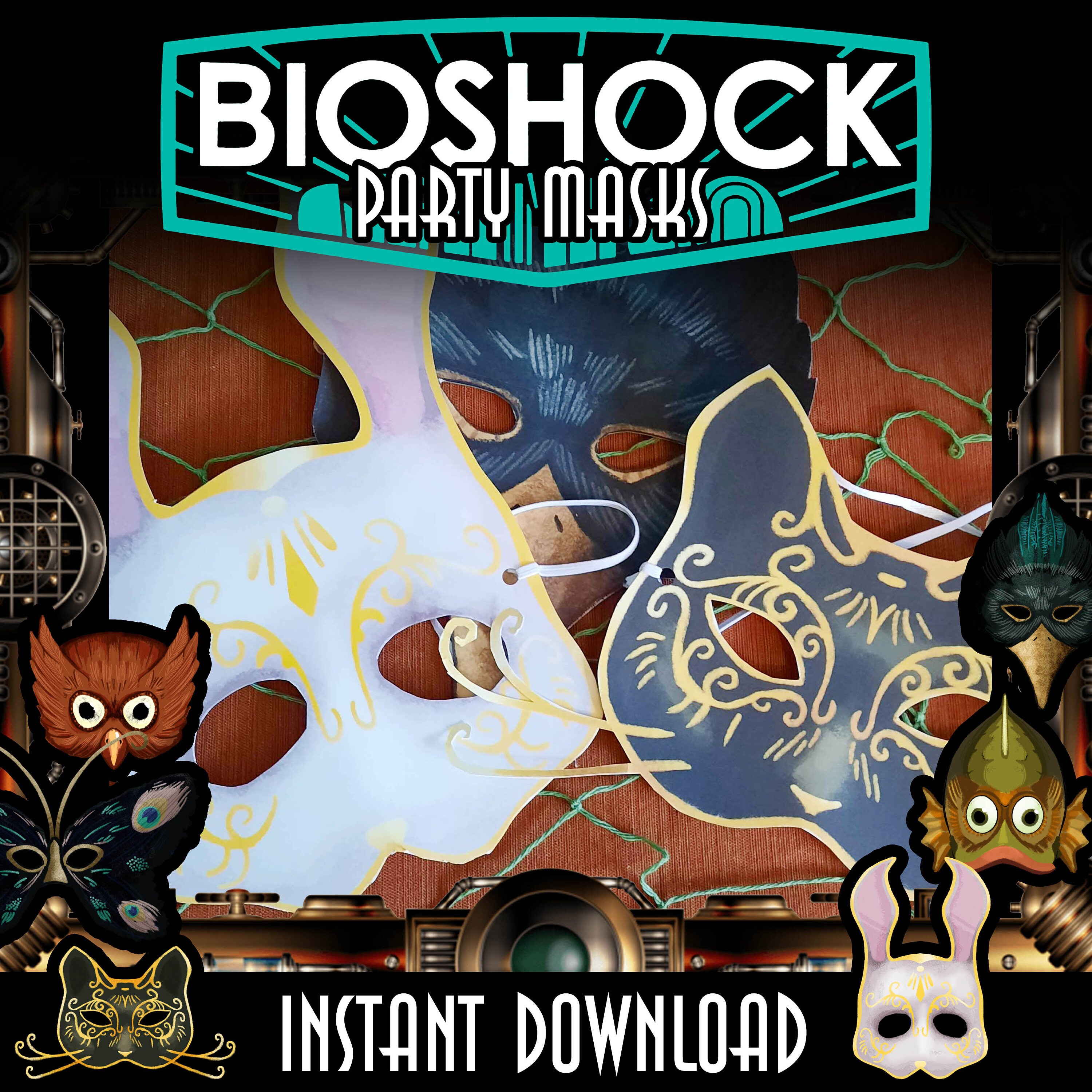 Bioshock Printable Party Birthday Gender Reveal Baby Shower - Etsy