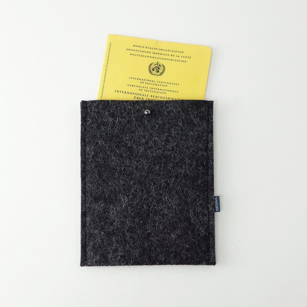 Document Cover ID Cover Document Cover Made of Organic Felt in 4 Colors ...
