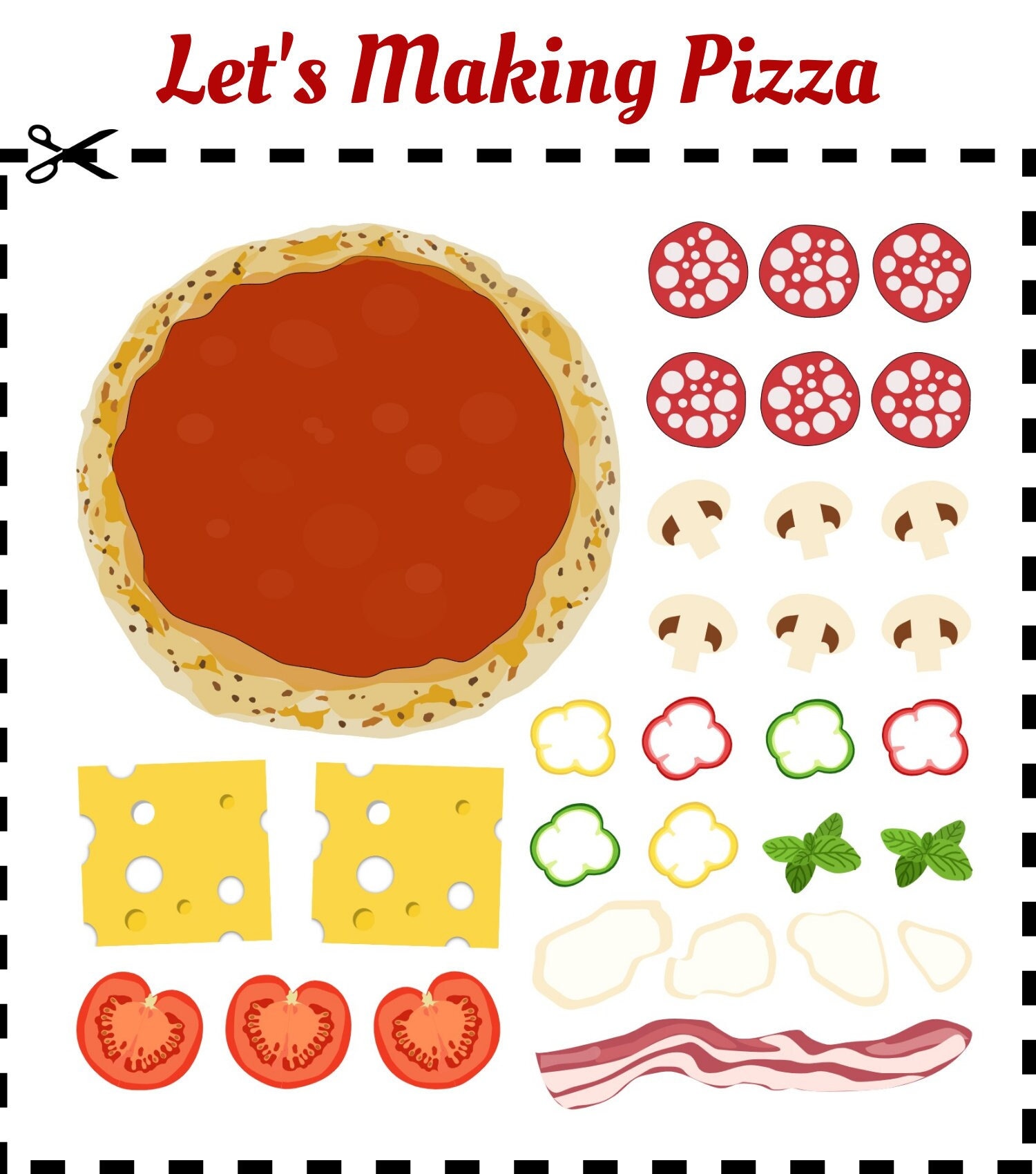 Pizza Game Cut Out, 10 Clipart, Pizza Vector Graphics, Pizza ...