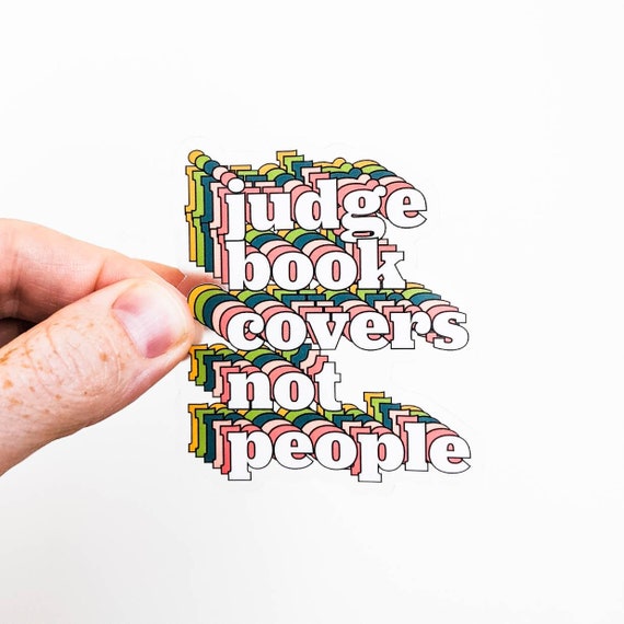Judge Book Covers Sticker - Etsy