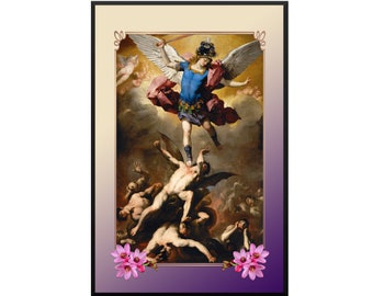 The Archangel Michael Art Print Museum Quality Poster | Etsy