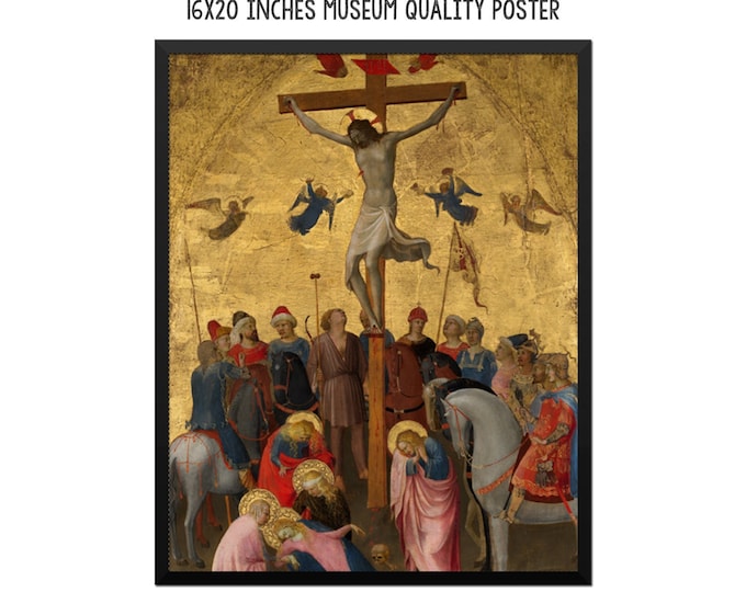 Crucifixion Poster - Jesus Crucified by Murillo - Religious Wall Art ...