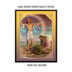 Christian Poster - Christ and the Two Marys by William Holman Hunt ...