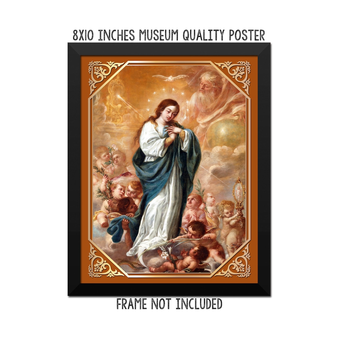 The Immaculate Conception - Religious Posters - Art Print - Virgin Mary ...