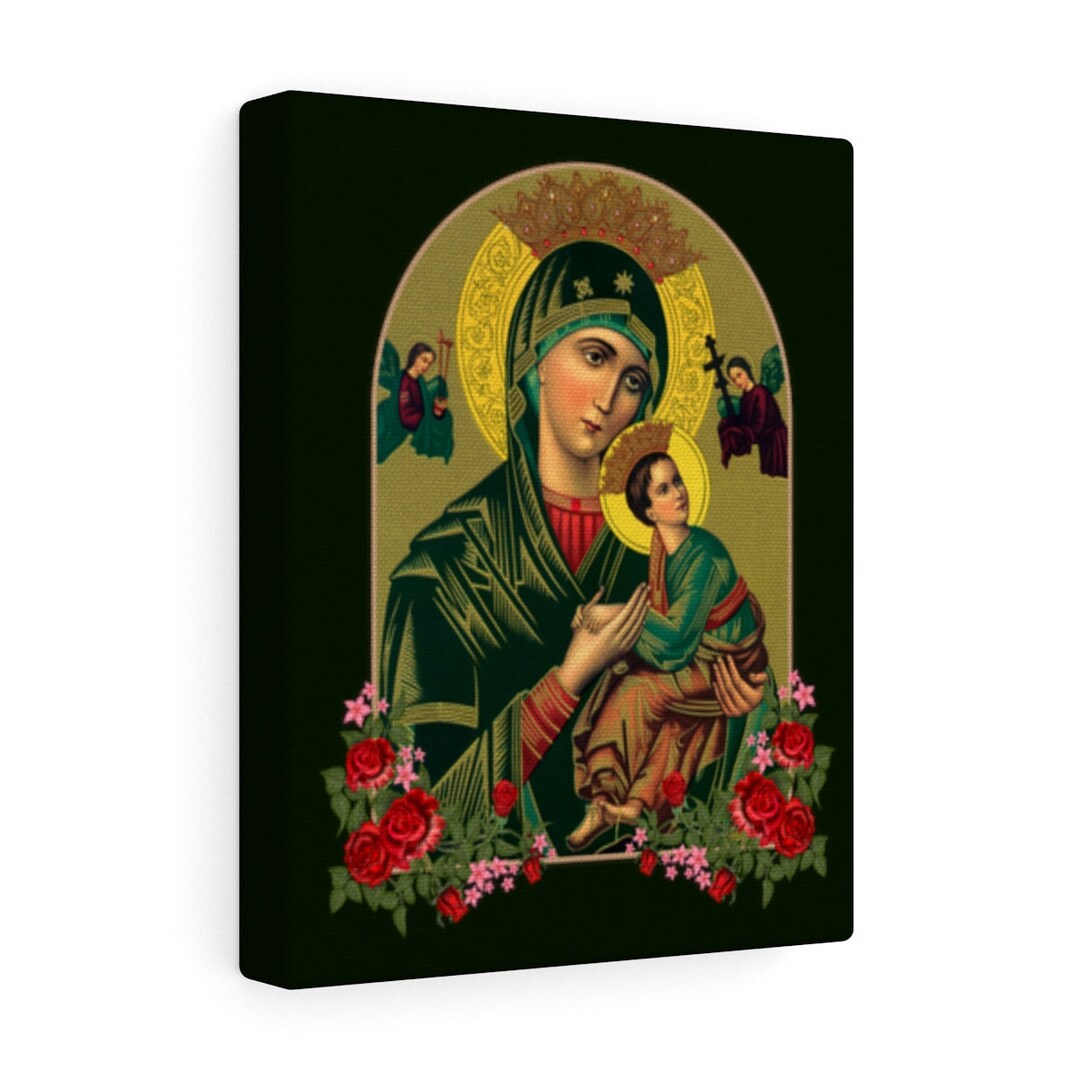 Canvas Art - Our Lady of Perpetual Help - Virgin Mary Wall Art - Holy ...