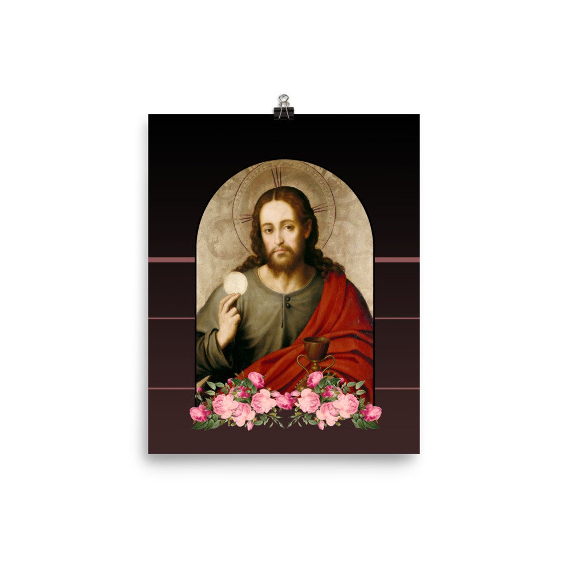Jesus Salvator Mundi - Catholic Poster - Religious Art - Catholic Print ...
