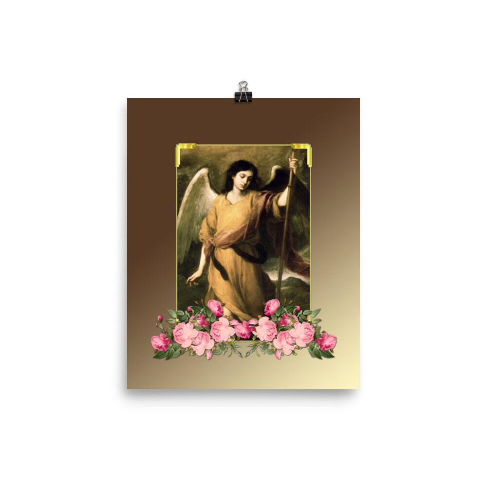 St Raphael the Archangel - Religious Poster - Religious Artwork ...