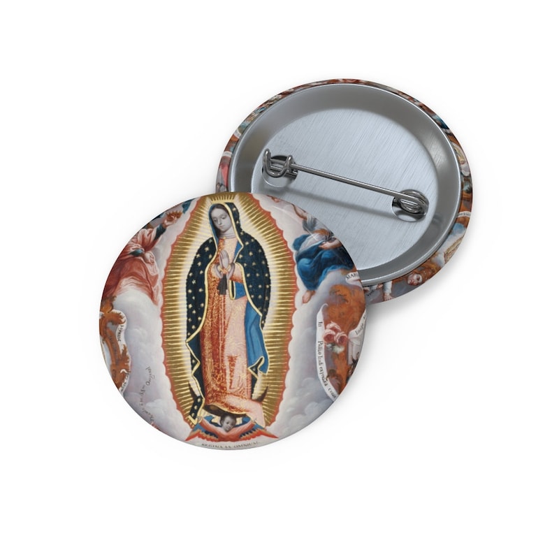Virgin Mary Pin - Etsy