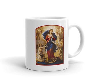 Mary Mother of the Church Religious Mugs Catholic Mug | Etsy