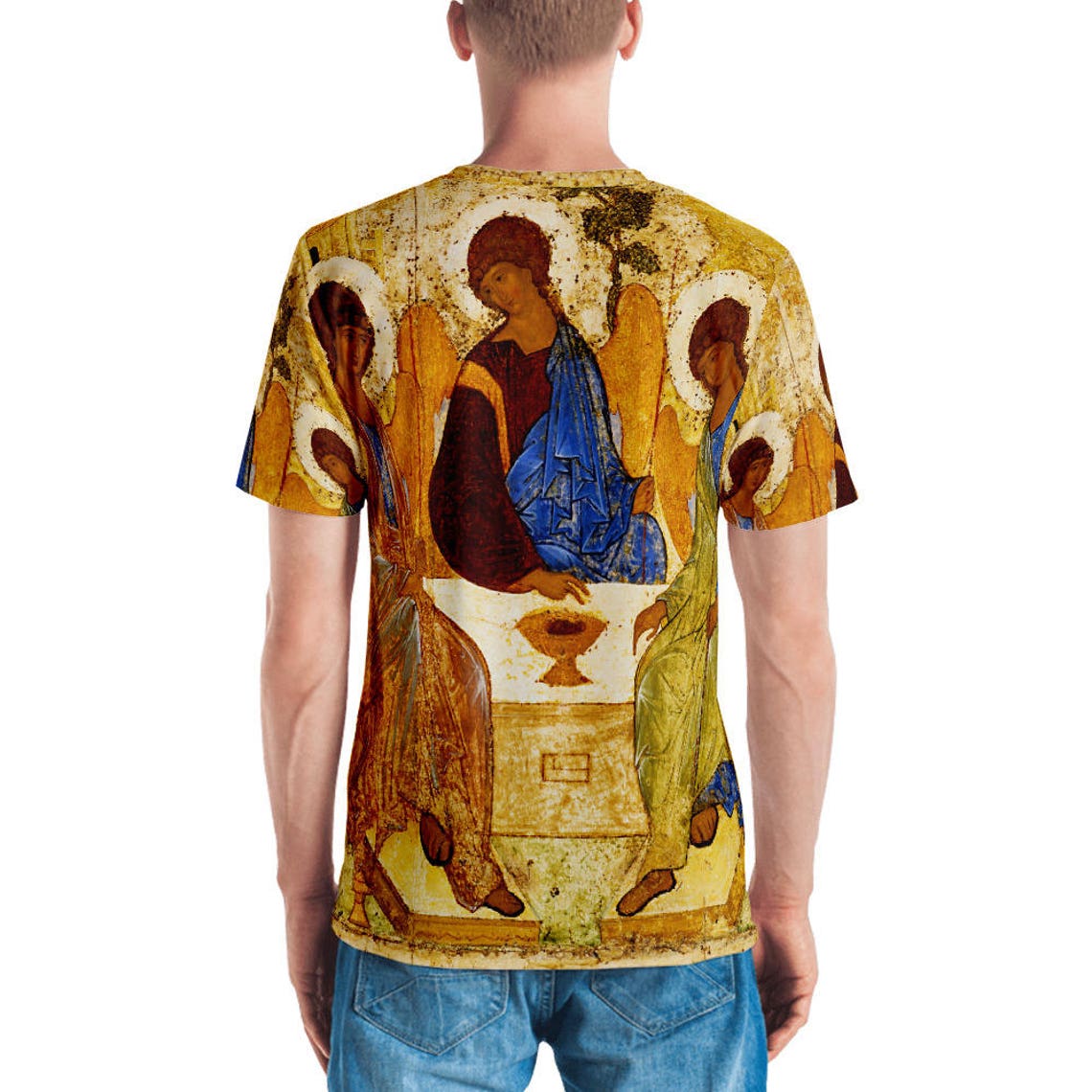 Men's T-shirt the Holy Trinity by Rublev From a - Etsy